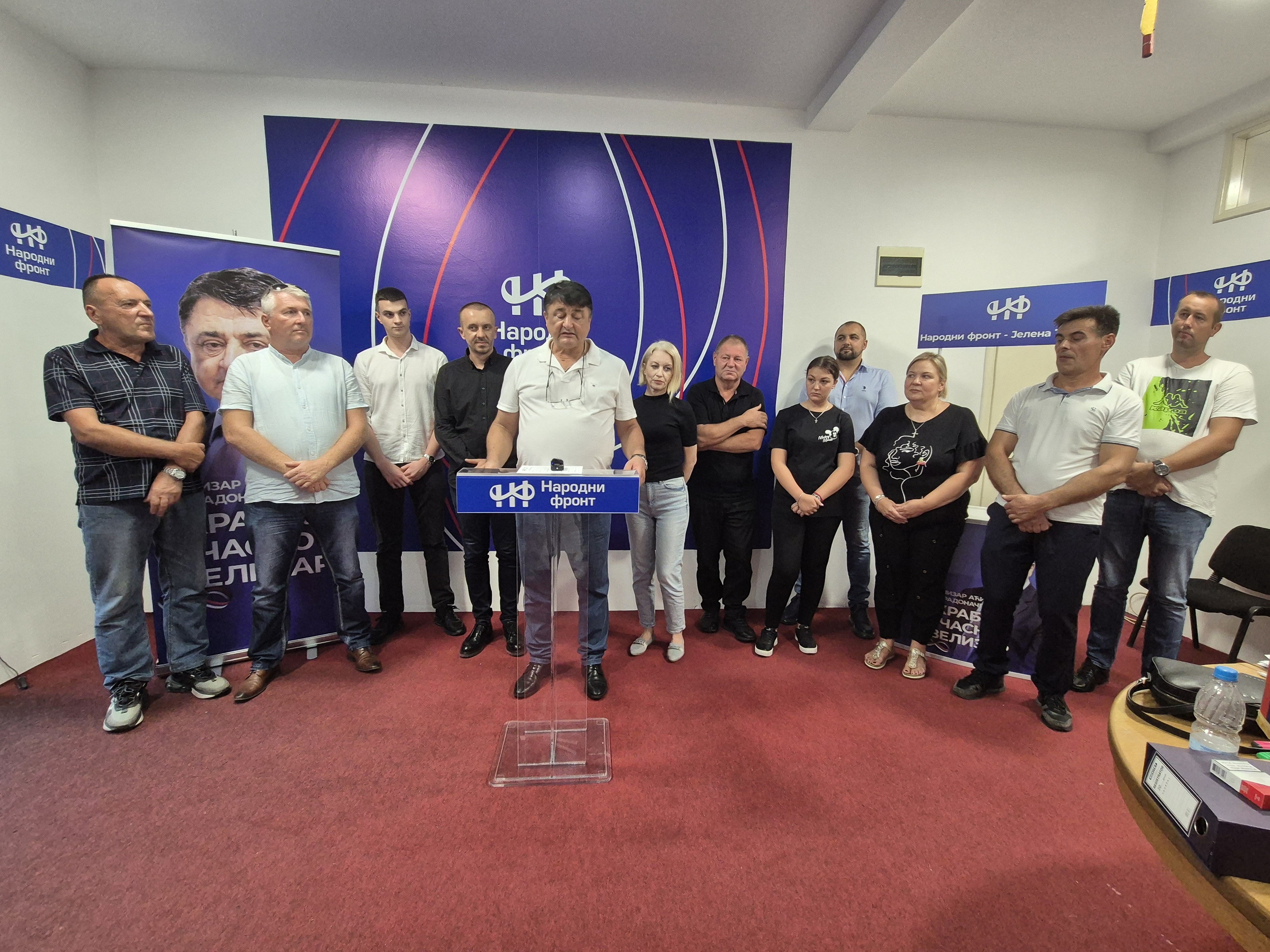 Narodni front Zvornika - predstavio listu i Velizara Aćimovića za ...